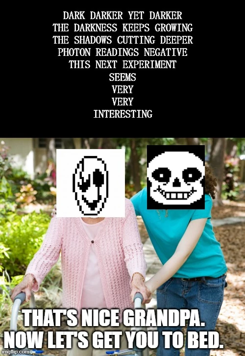Thank you Sans for being in Deltarune so I can post this meme (Click ...