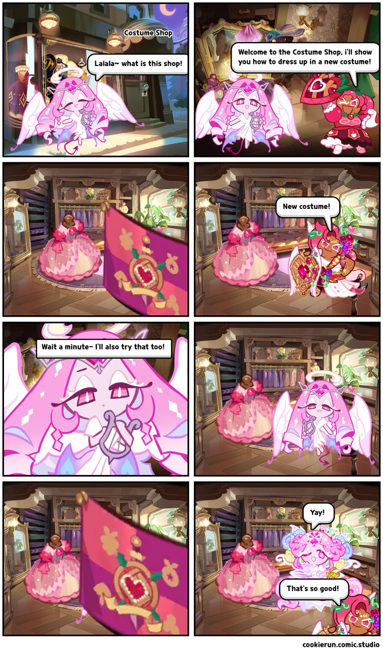 Comic: The Eternal Sugar Cookie on the Costume Shop (with Hollyberry ...
