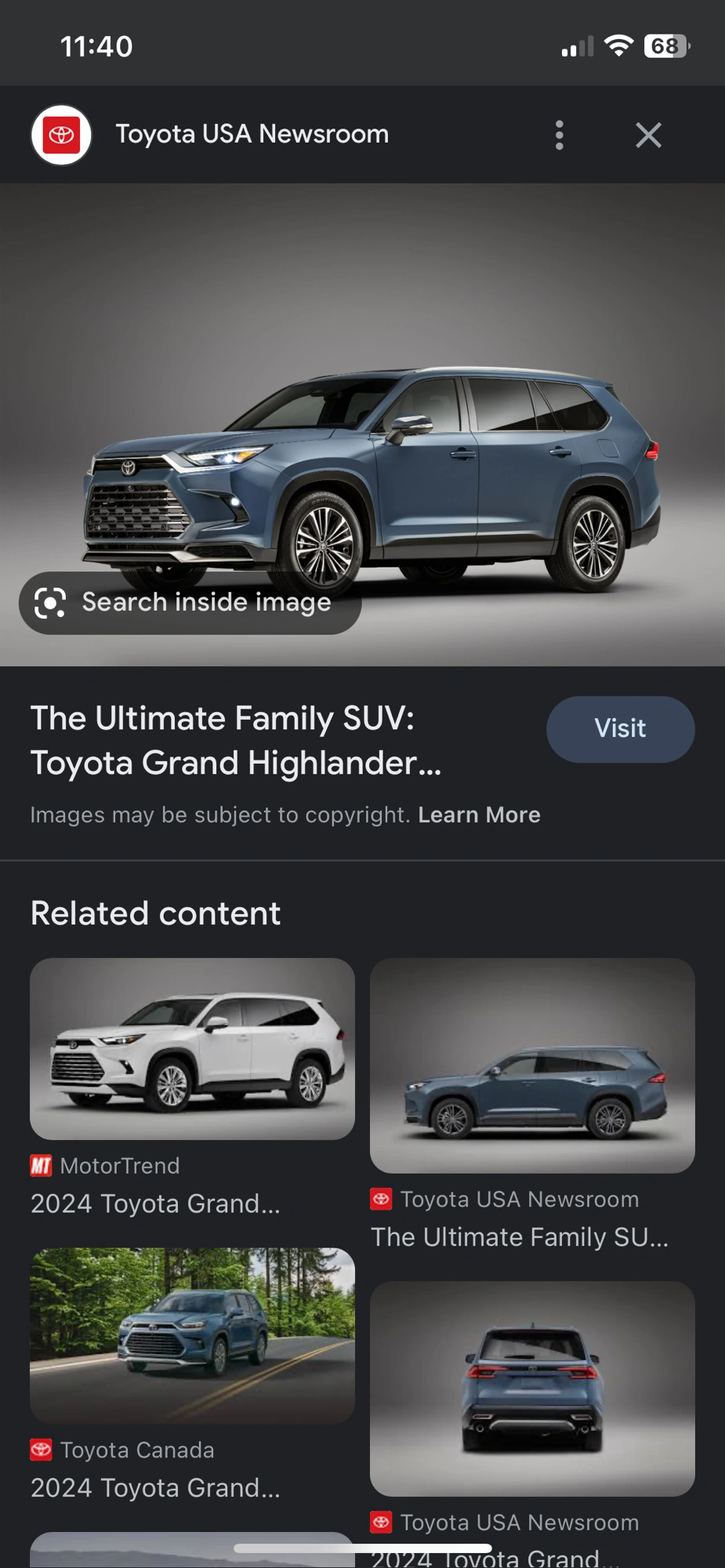 Thoughts on the Toyota Grand Highlander | Fandom