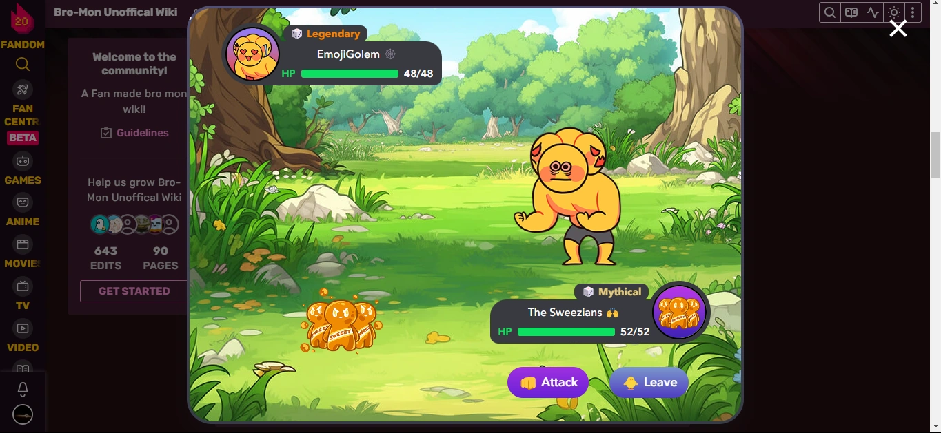 I just got a emoji golem on this page | Fandom