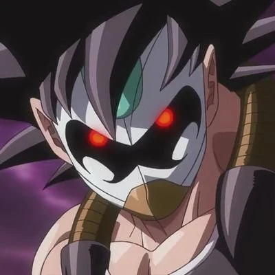 Remember kids, Bardock wore his mask for most of Xenoverse. You can ...