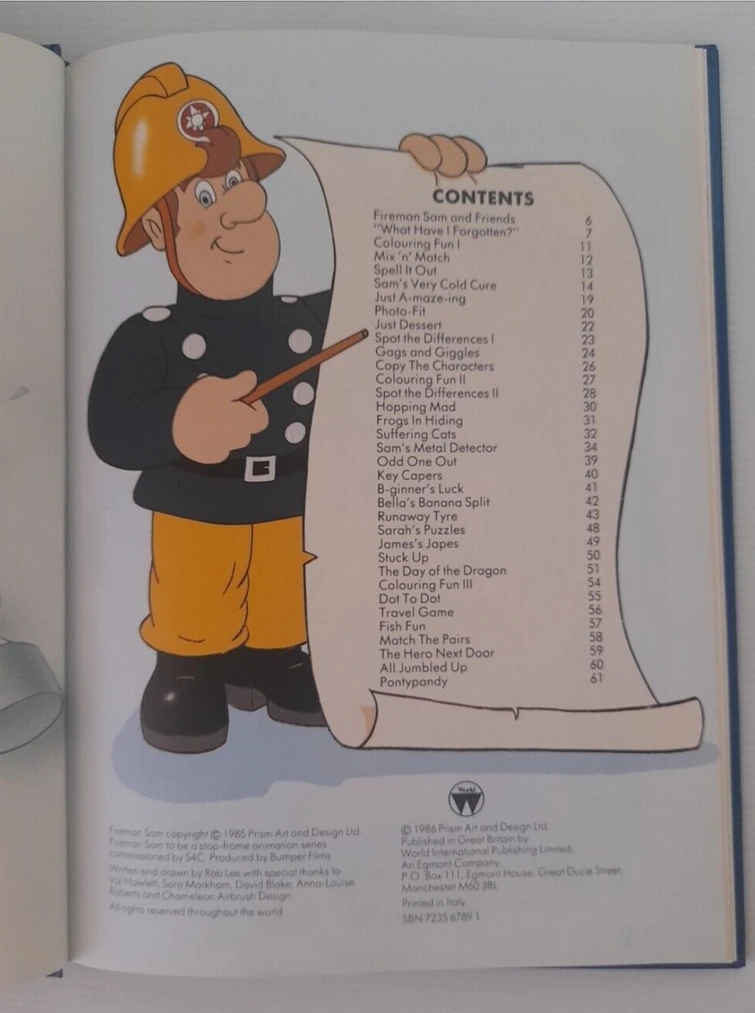 From the 1987 book | Fandom