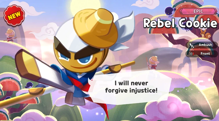 Welcome Rebel Cookie! It's very nice to meet him! | Fandom
