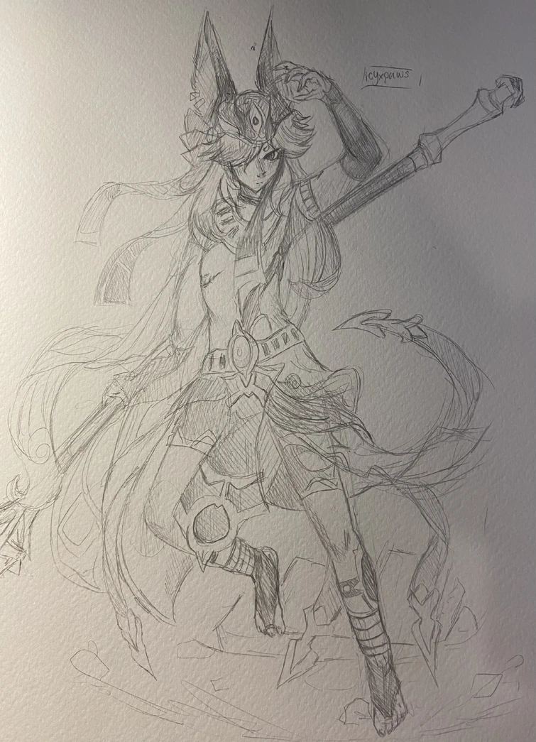 im bored so i drew cyno bbg | Fandom