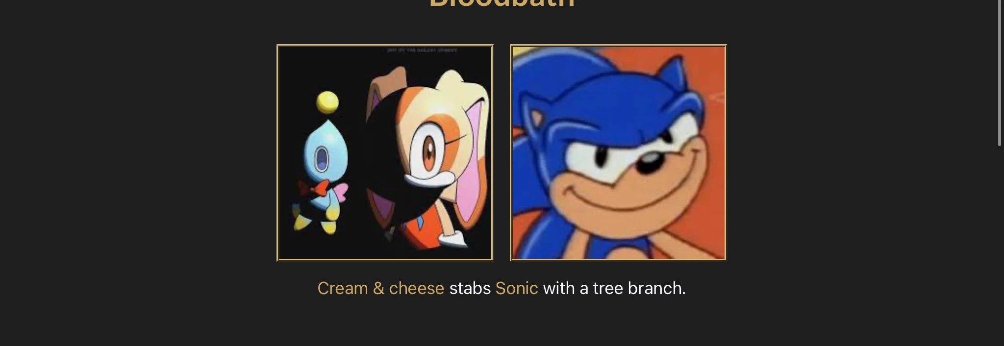 Hunger games but sonic | Fandom