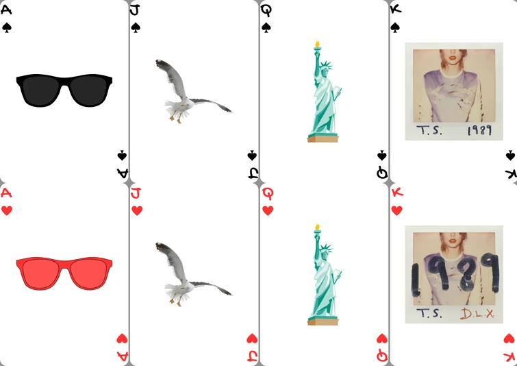 1989-inspired playing cards! | Fandom