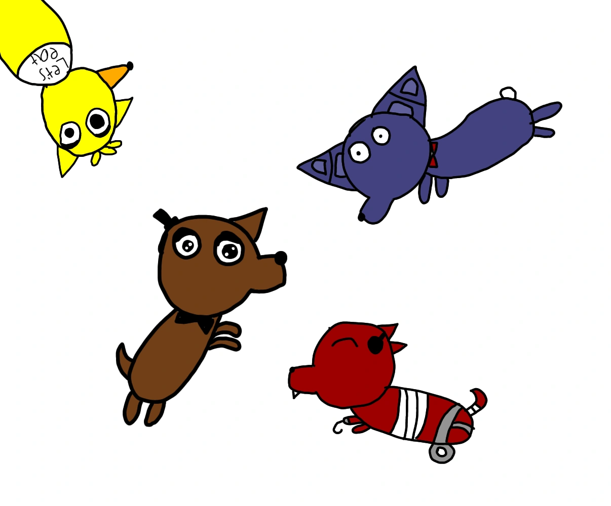 Fnaf characters as dogs | Fandom