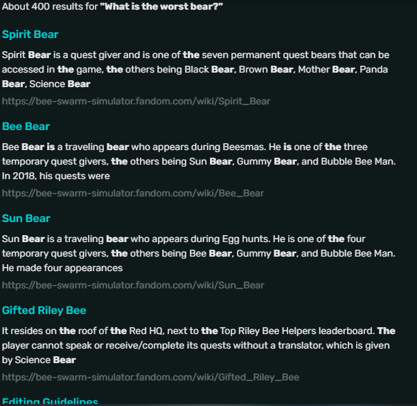 What is the worst bear? | Fandom