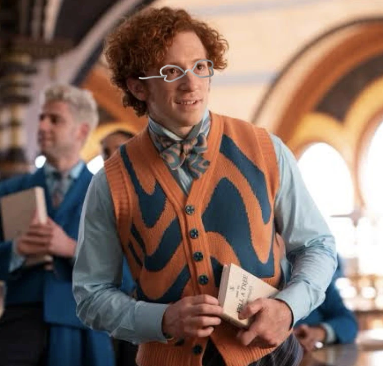 Ok so um I've posted this before but Boq has glasses in the books so I ...