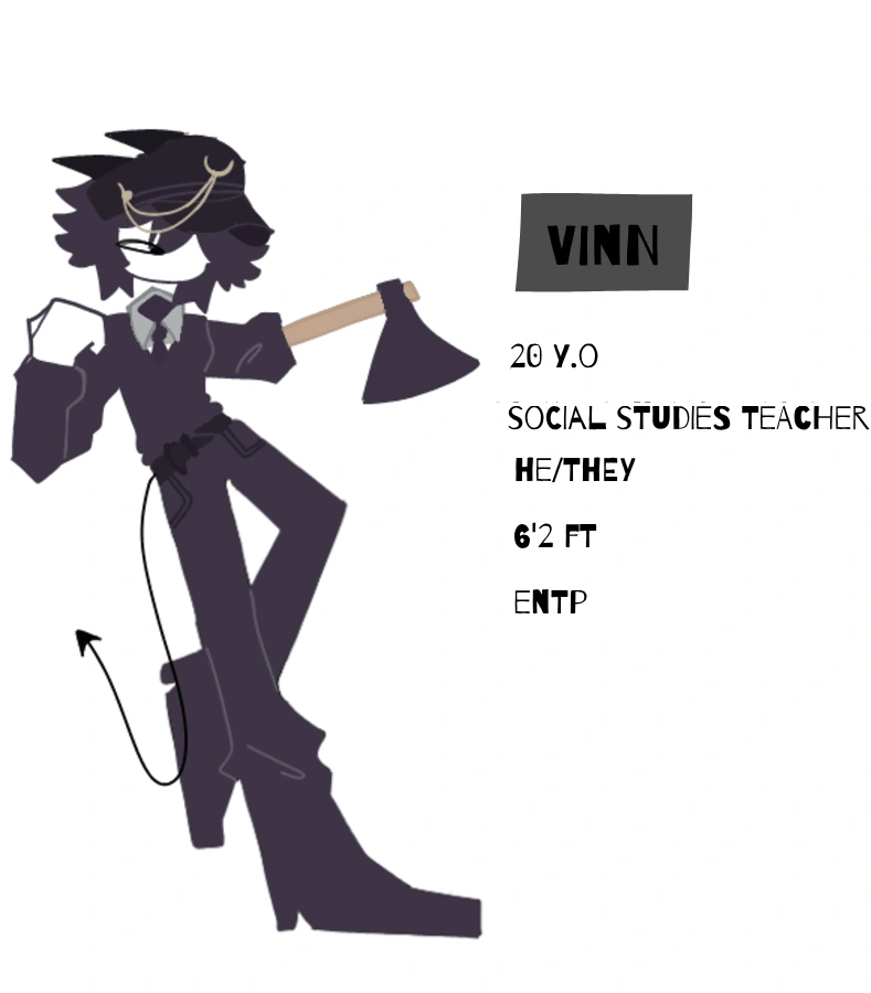 fpe oc!!! his name is Vincent but goes by Vinn and he's based off my ...