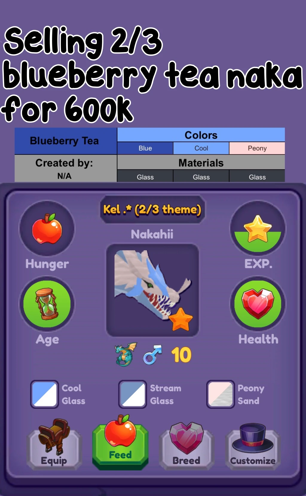 Selling 2/3 blueberry tea naka | Fandom