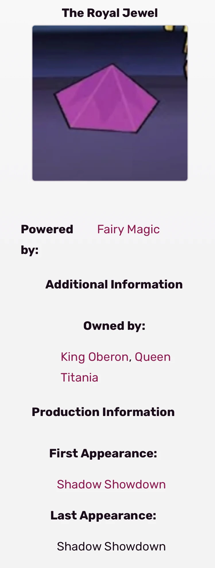 Do you anything about the Royal Jewel? | Fandom