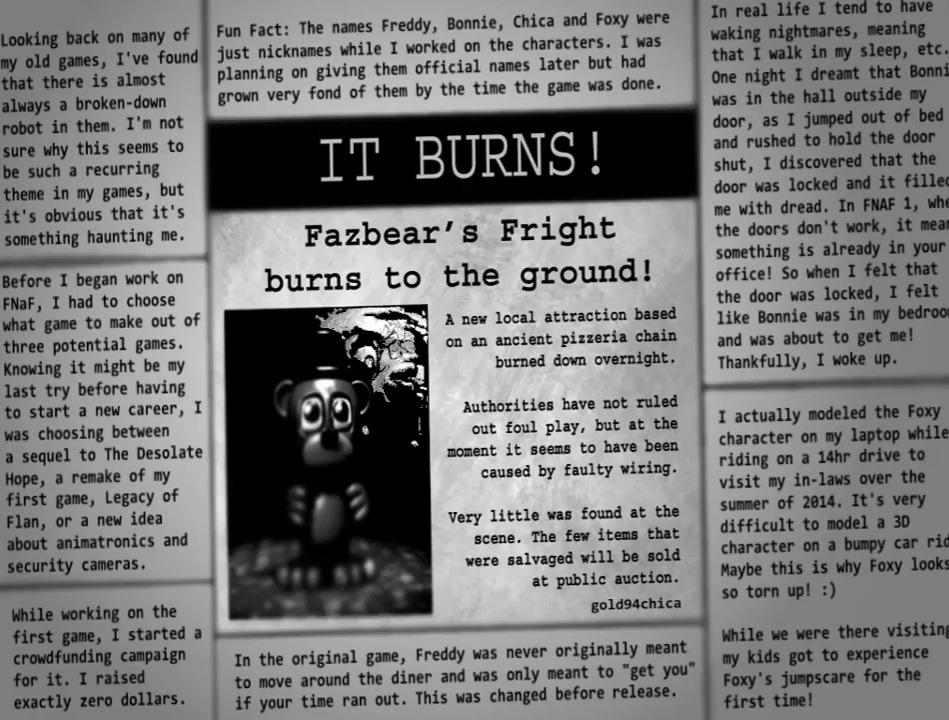 3 Random FNaF Facts! | Fandom
