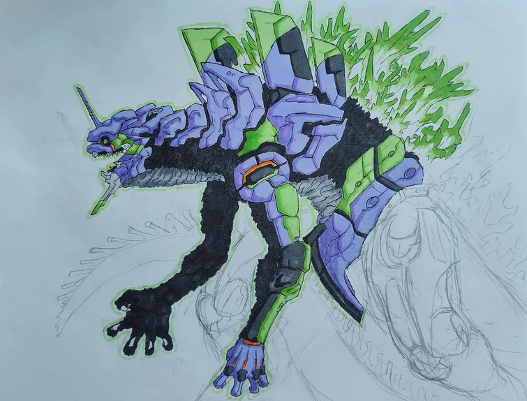 Eva Unit 01 x Godzilla Redesign | Fandom