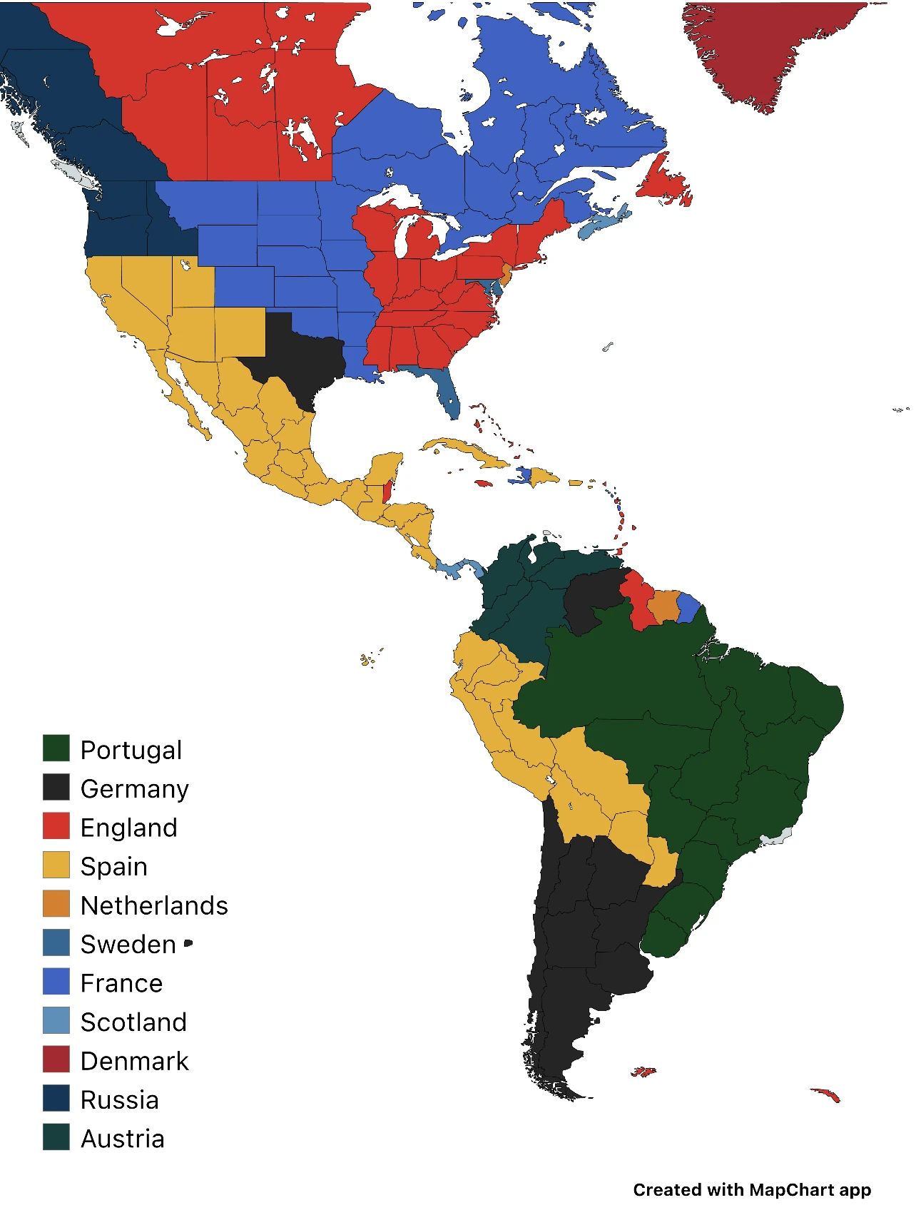 Goofy Scramble for the Americas map I made | Fandom
