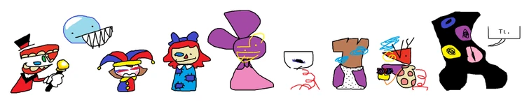 the amazing digital circus characters but AWESOME!!1!1!1!1!!!! | Fandom