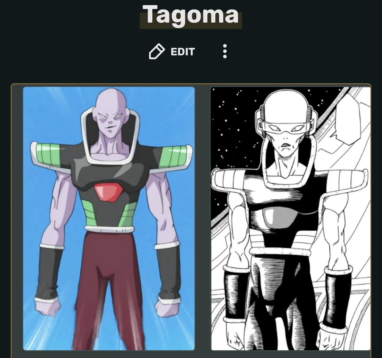 tagoma looks like he may be the universe 7 version of jiren’s race | Fandom