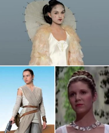 Favourite collage [Leia,Rey,Padmé] | Fandom