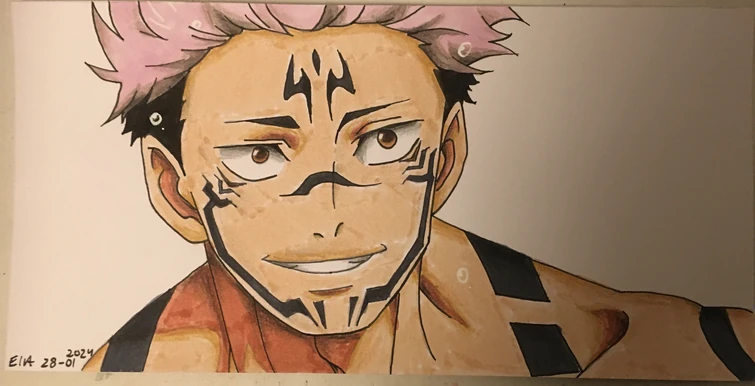 Drawing of sukuna | Fandom