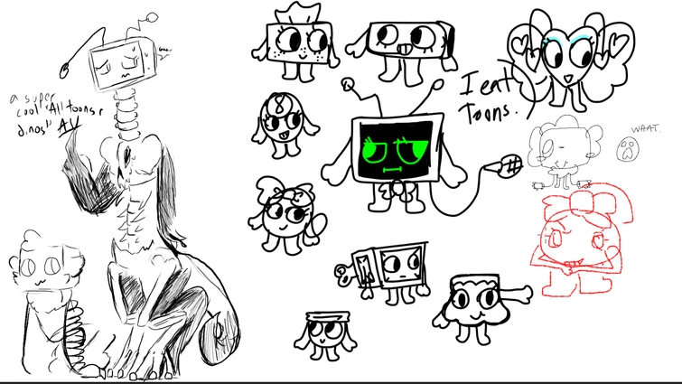 The toons meet cursed versions of themselves// Rp | Fandom