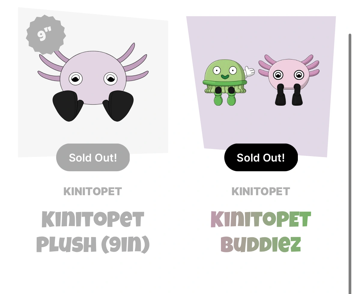 I’m so sad that I missed these (Kinitopet is my 2nd biggest ...
