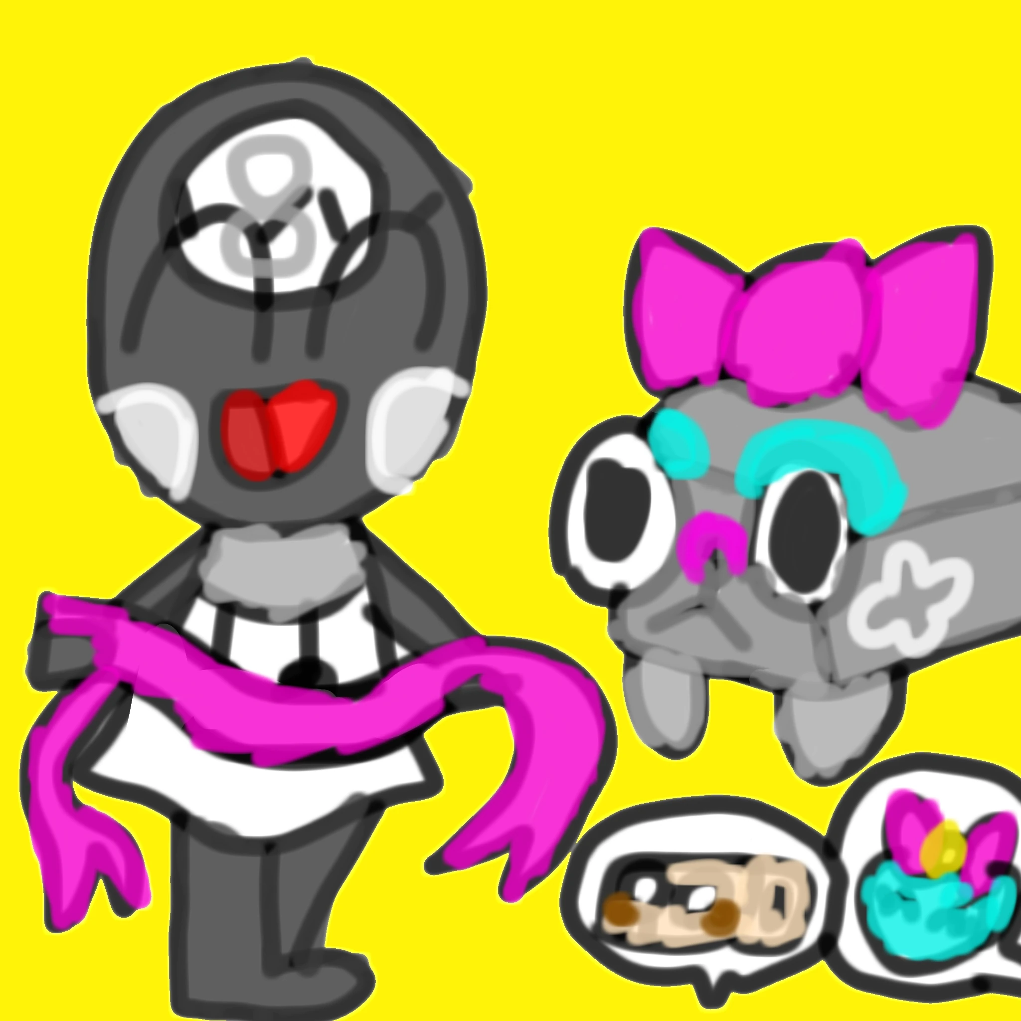 Toodles, pebble, shelly, and poppy in anime(I made this from cs, but ...