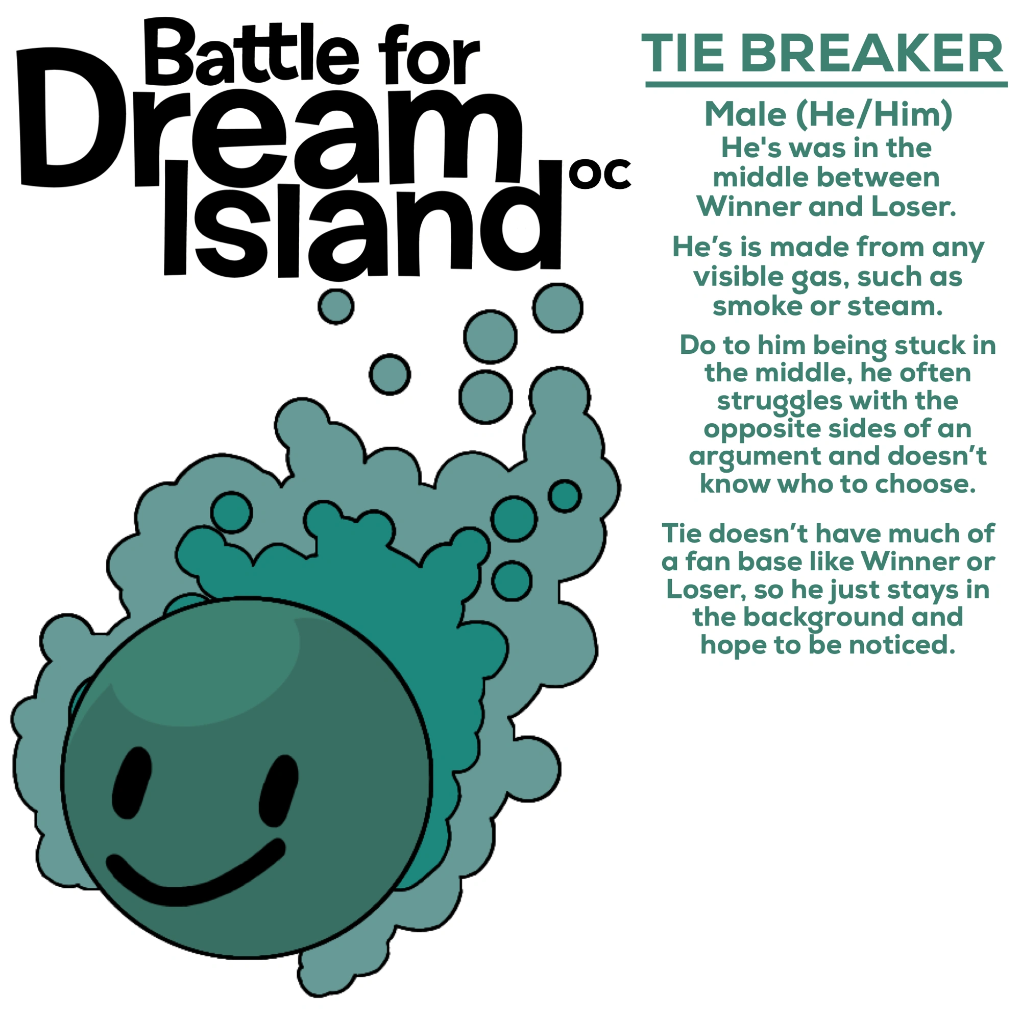 My BFDI OC: Tie Breaker (or Tie for short) | Fandom
