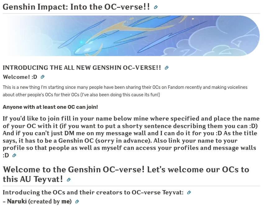 ATTENTION ALL OC MAKERS AND HAVERS!! | Fandom