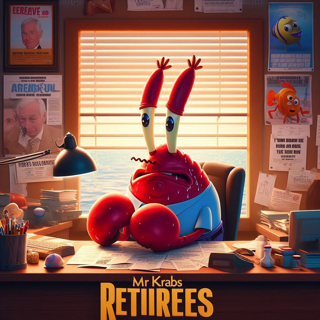 Mr. krabs retires | Fandom