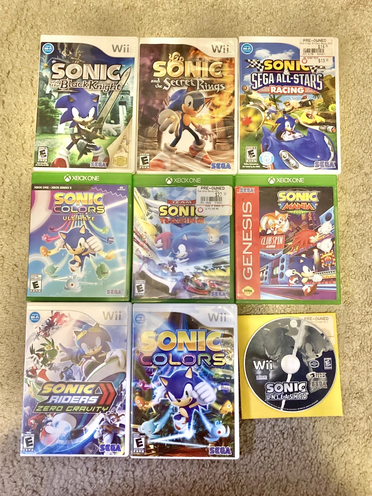 My Sonic Game Collection | Fandom