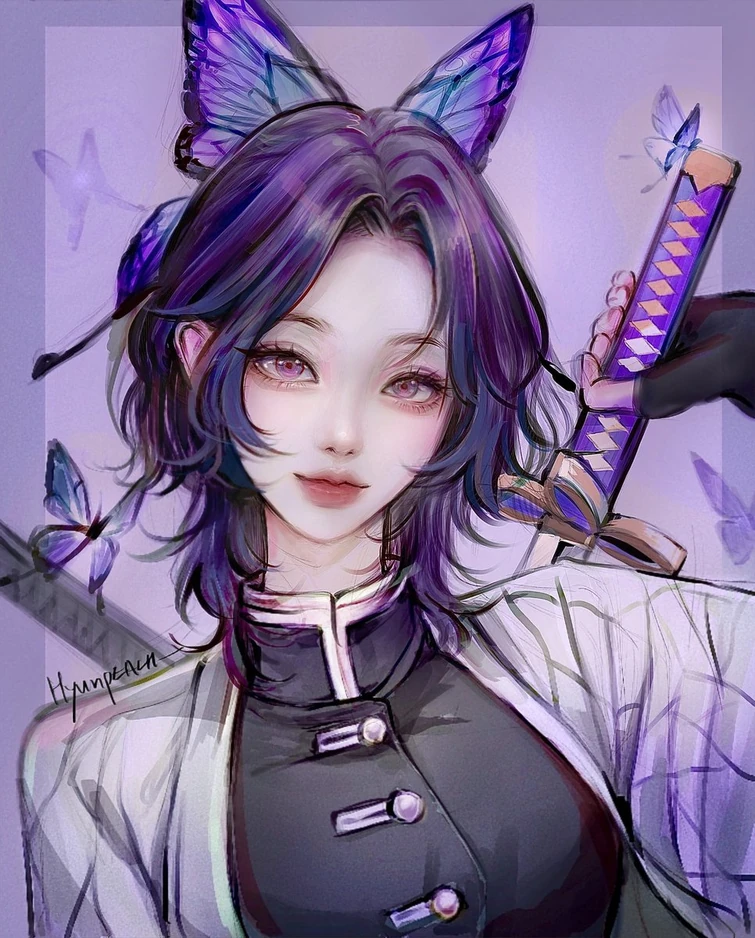 I finished my Shinobu drawing | Fandom