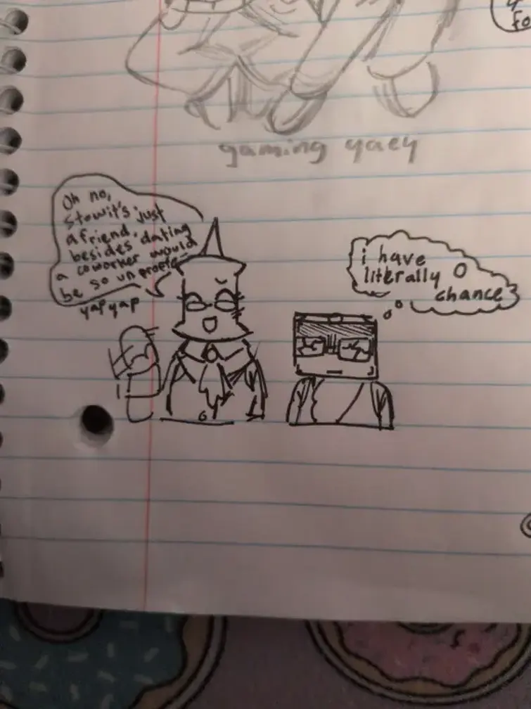 stupid ship art and- oh hey where'd that angst come from | Fandom