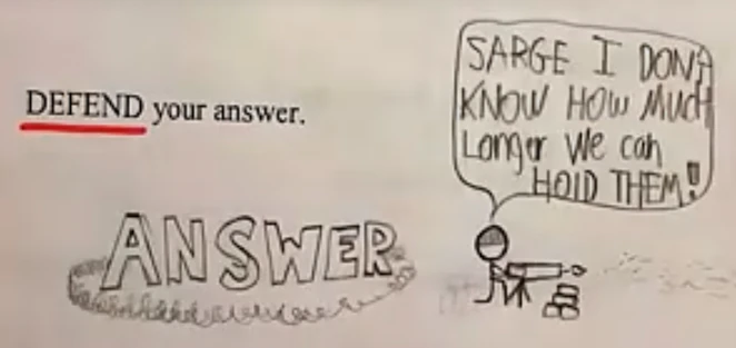 defending the answer | Fandom