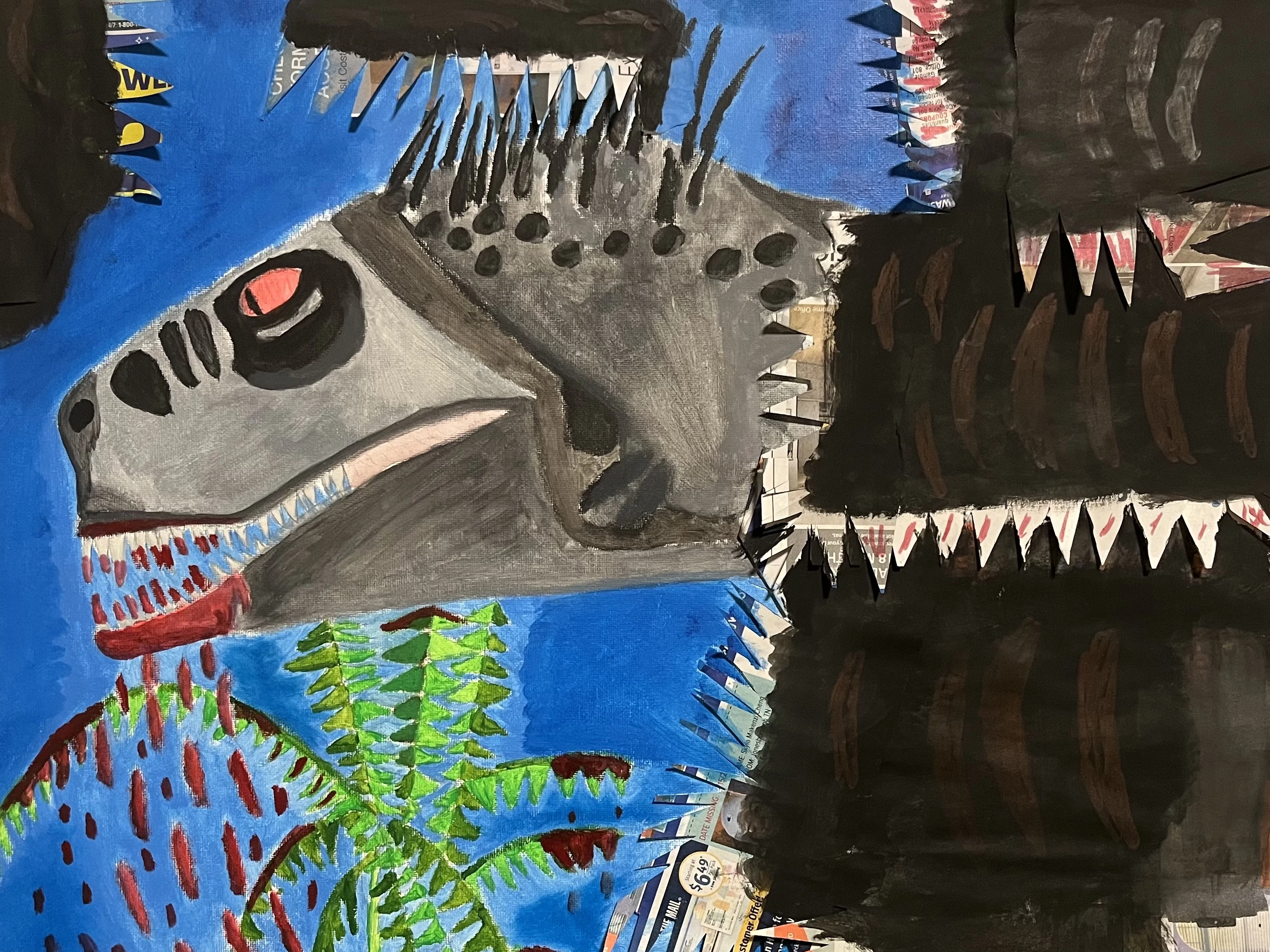 My Mixed Media painting of the Scorpios Rex | Fandom