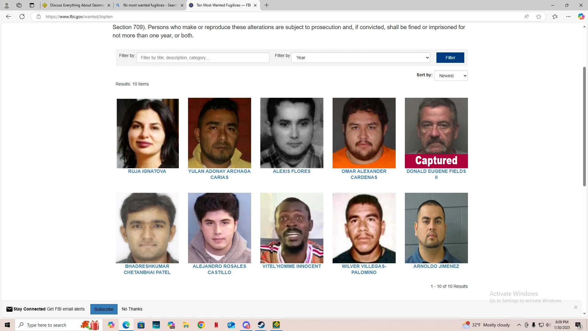 Donald Eugene Fields II was captured | Fandom