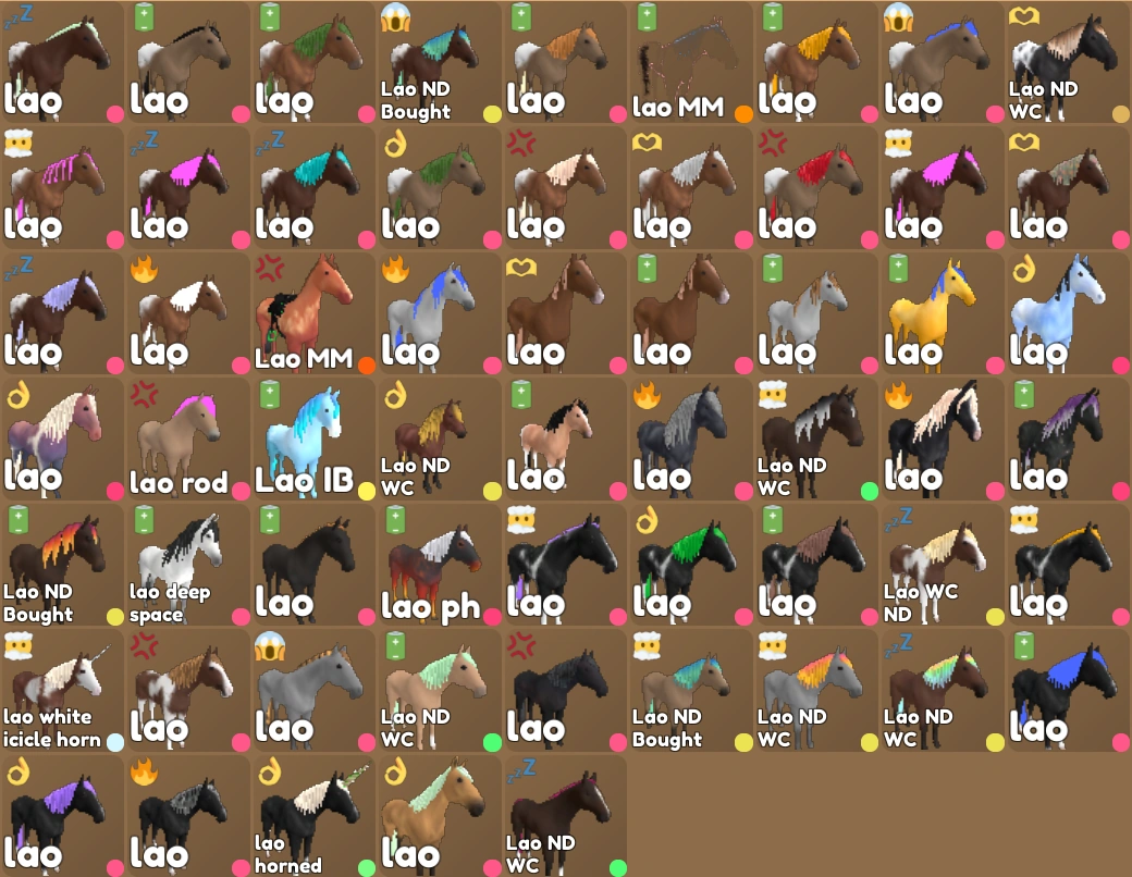 Trading/Selling a whole bunch of horses! | Fandom