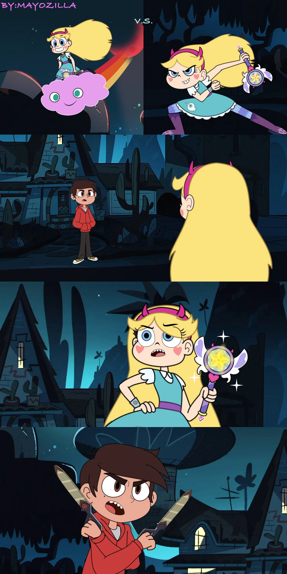 Mewni:Gods Among Us: Star butterfly vs Marco Diaz | Fandom