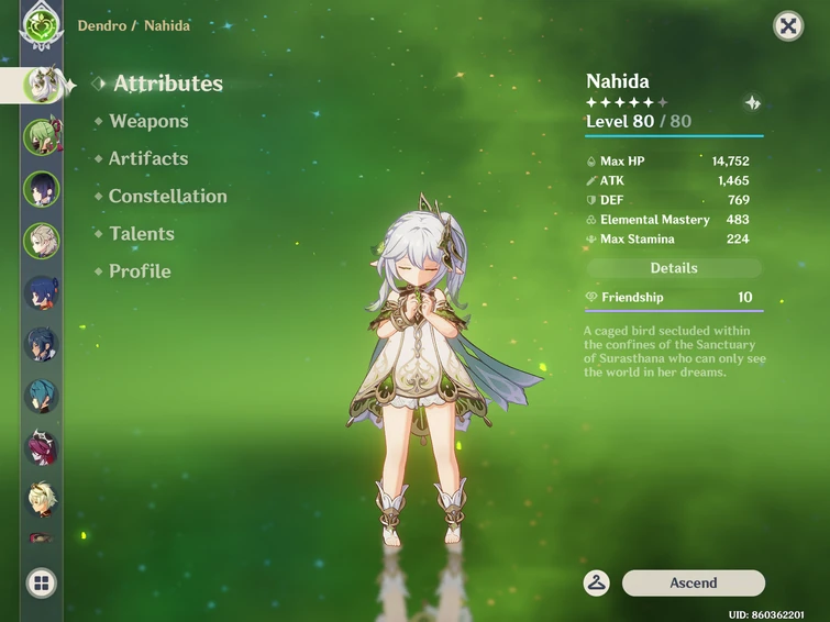 How is my dps nahida build? (She’s c0) | Fandom