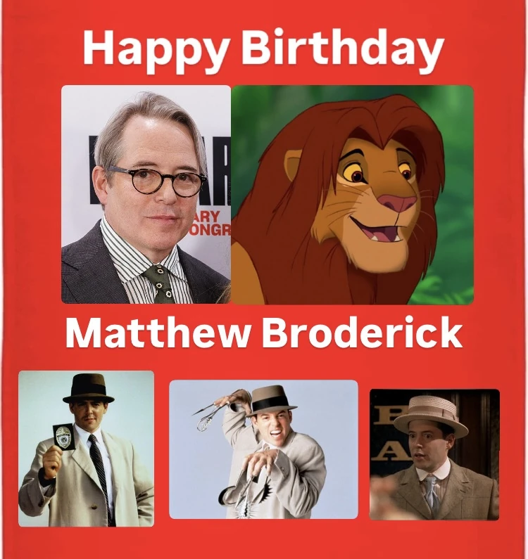 🎂 Happy Birthday to Matthew Broderick 🎂 | Fandom