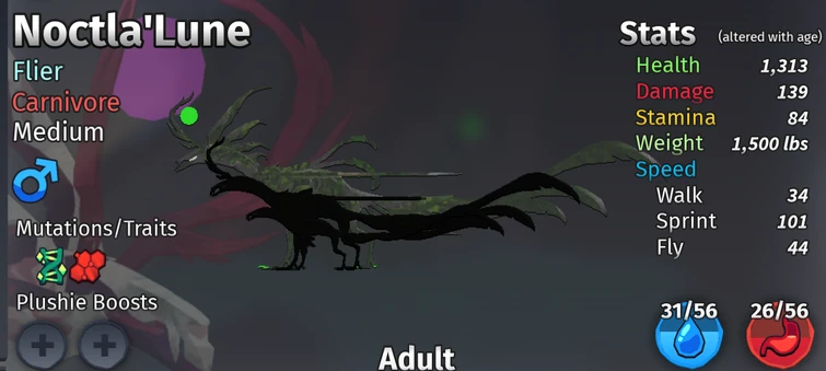 trading away obese(weight mutation) overgrown nocta'lune(again) | Fandom