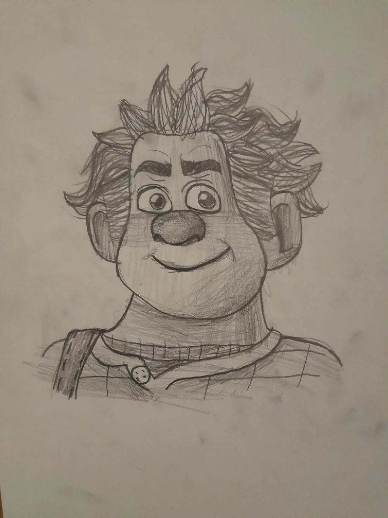 My sketch of Wreck-it Ralph | Fandom
