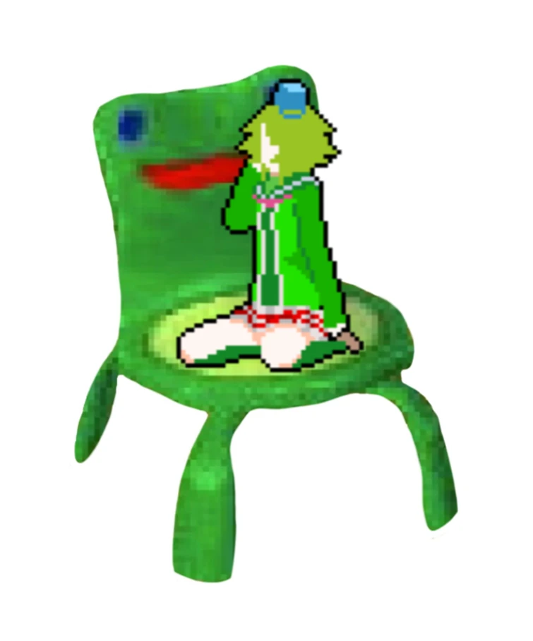 A collection of characters sitting on froggy chairs | Fandom