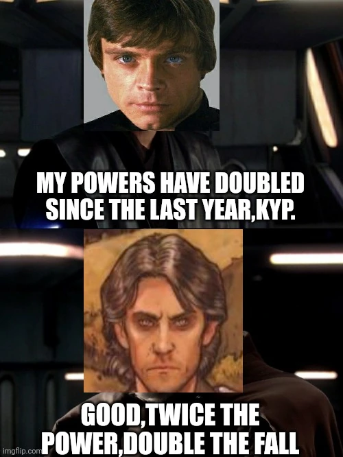 Master Skywalker's powers have doubled since the last year | Fandom
