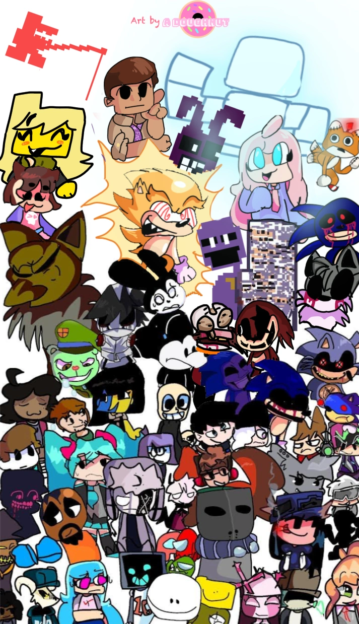 So i Drew all of my favorite fnf mods! | Fandom