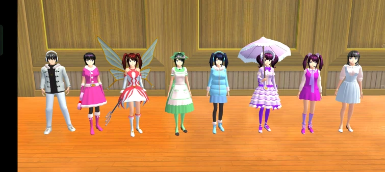 I made a fashion show in Sakura School Simulator | Fandom