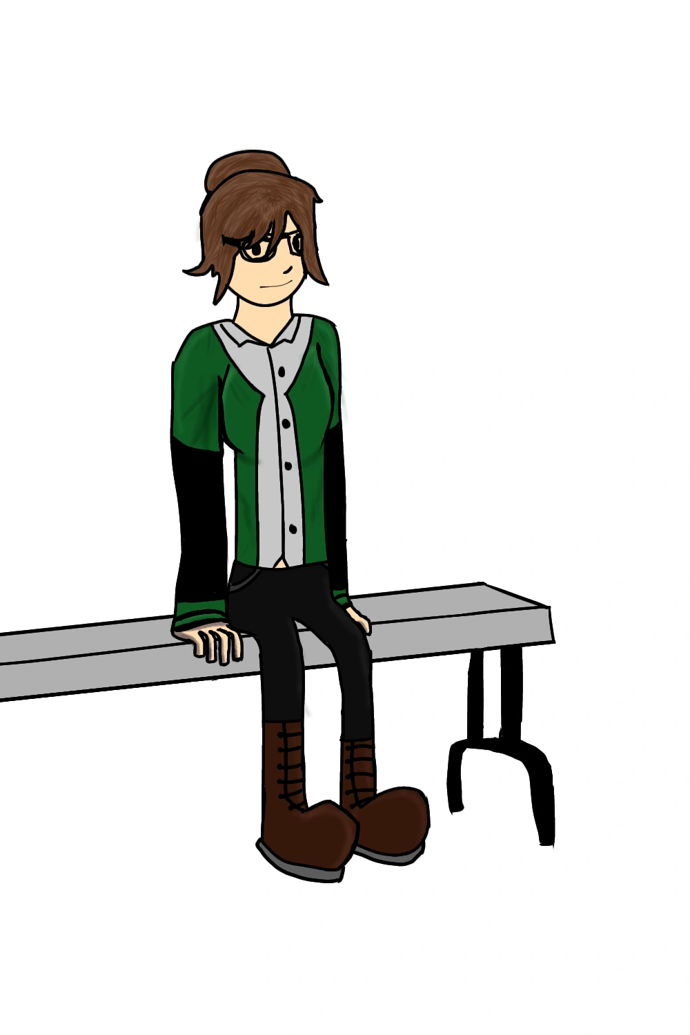 I drew Jade from Notoriety because I got bored, and I also want to ...