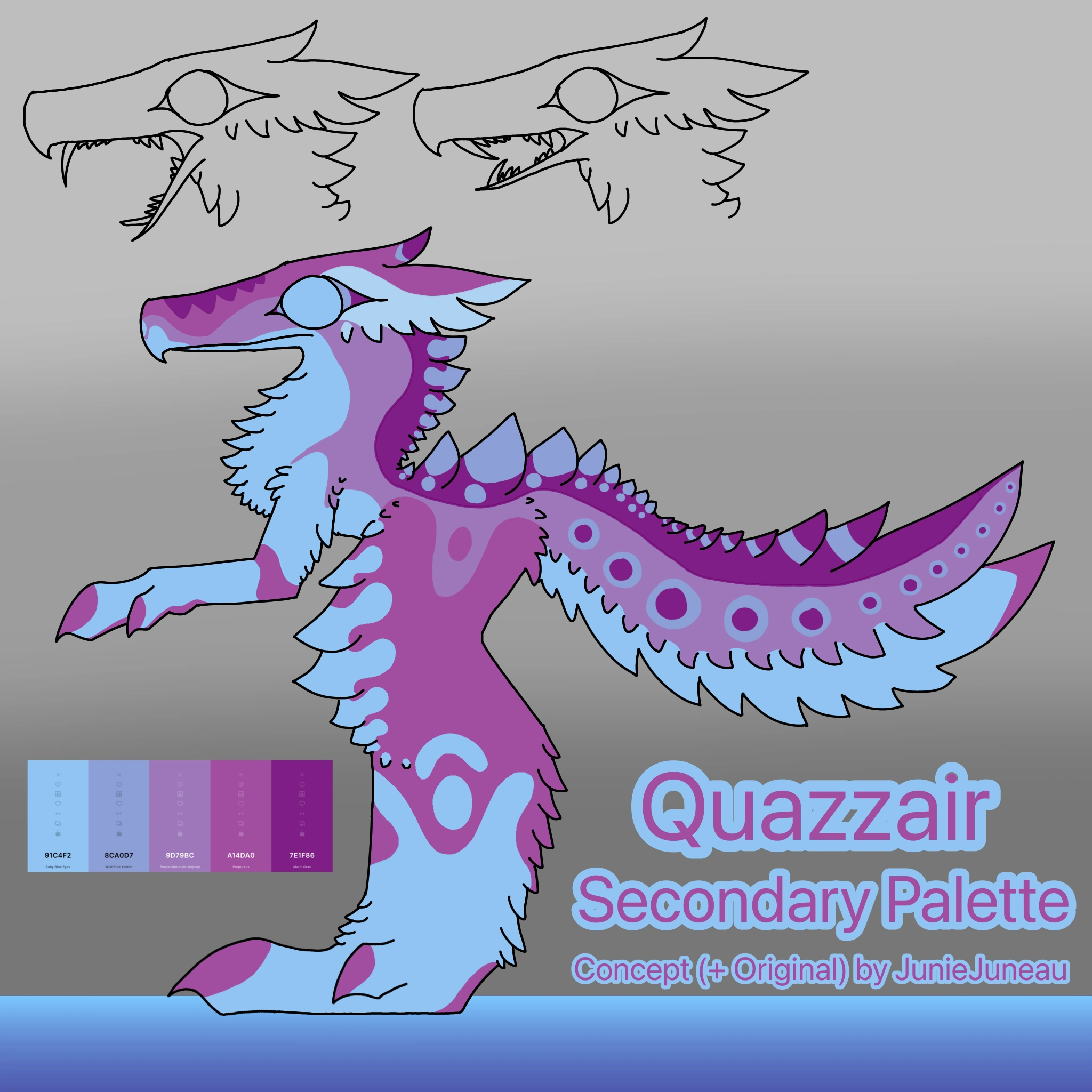 I finally made my fan-made creature’s secondary palette.. | Fandom