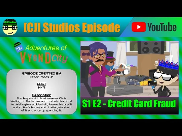 Credit Card Fraud | The Adventures of Vyond City (S1 E2) | [CJ] Studios ...