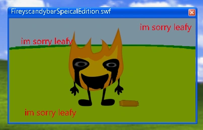 someone sent me a version of firey's candy bar adventure and called it ...