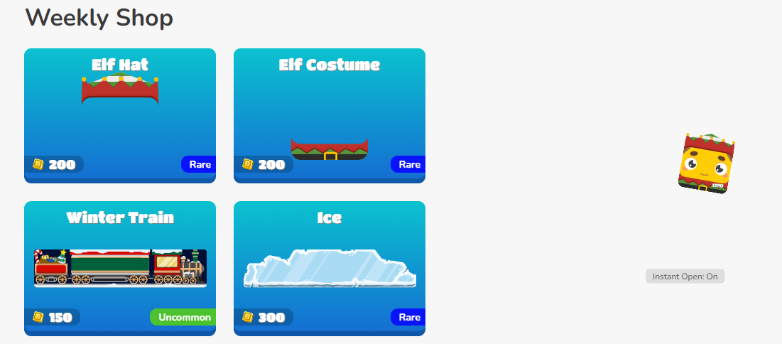 The weekly shop blook glitched out | Fandom